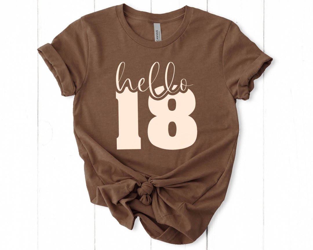 Hello 18th SVG PNG PDF | Hello 18 Svg, Hello 18 Svg, Eighteenbirthday ...