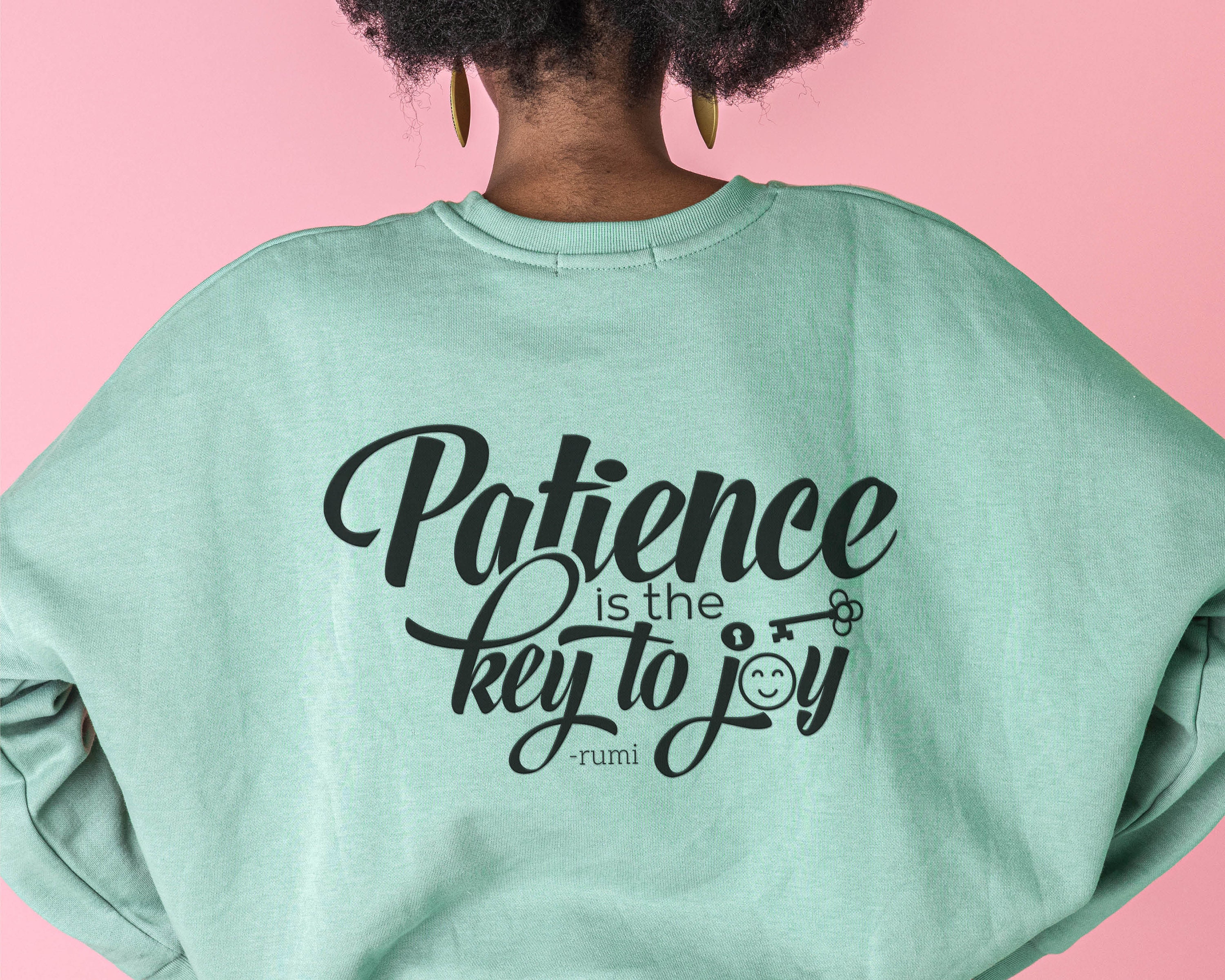 Patience is the Key to Joy SVG PNG PDF Saying Svg Patience - Etsy