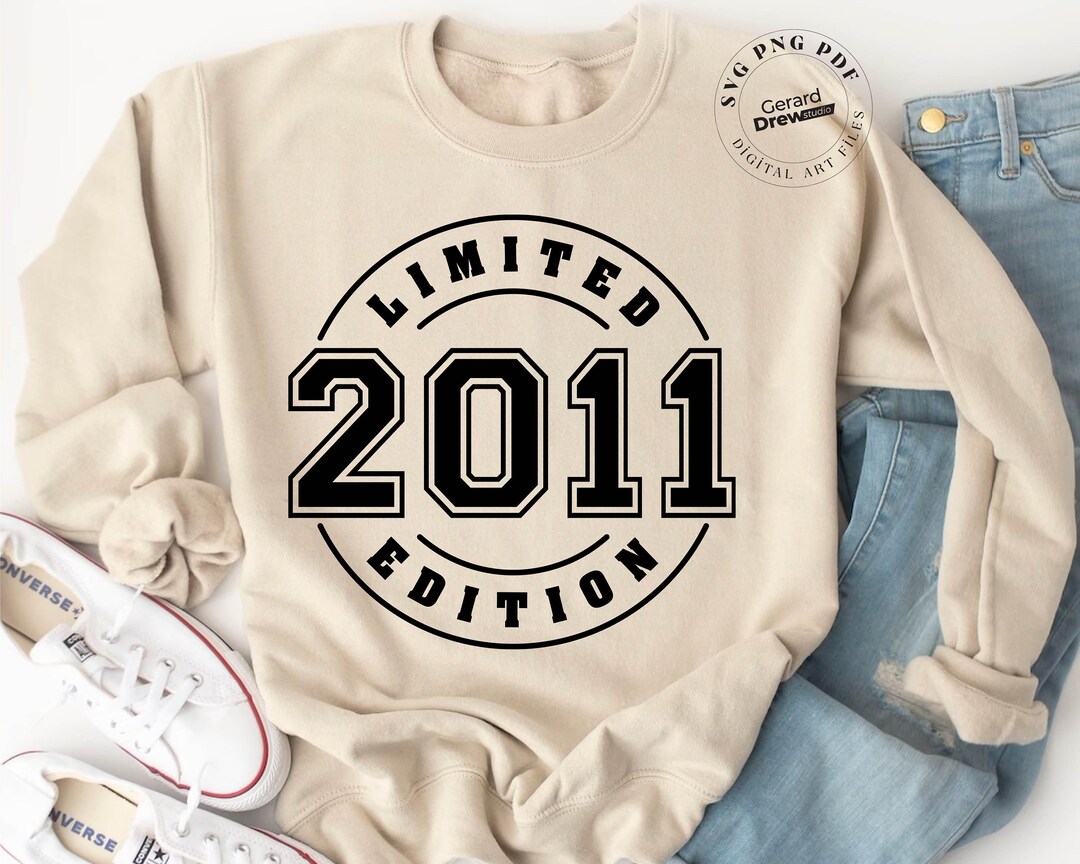 Limited Edition 2011 SVG PNG PDF | Birthday Svg, 2011 Svg, Birthday Png ...