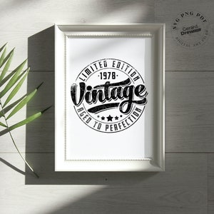 1978 Png, 1978 Shirt Svg, 1978 Svg, 1978 Shirt Png | Vintage 1978 ...