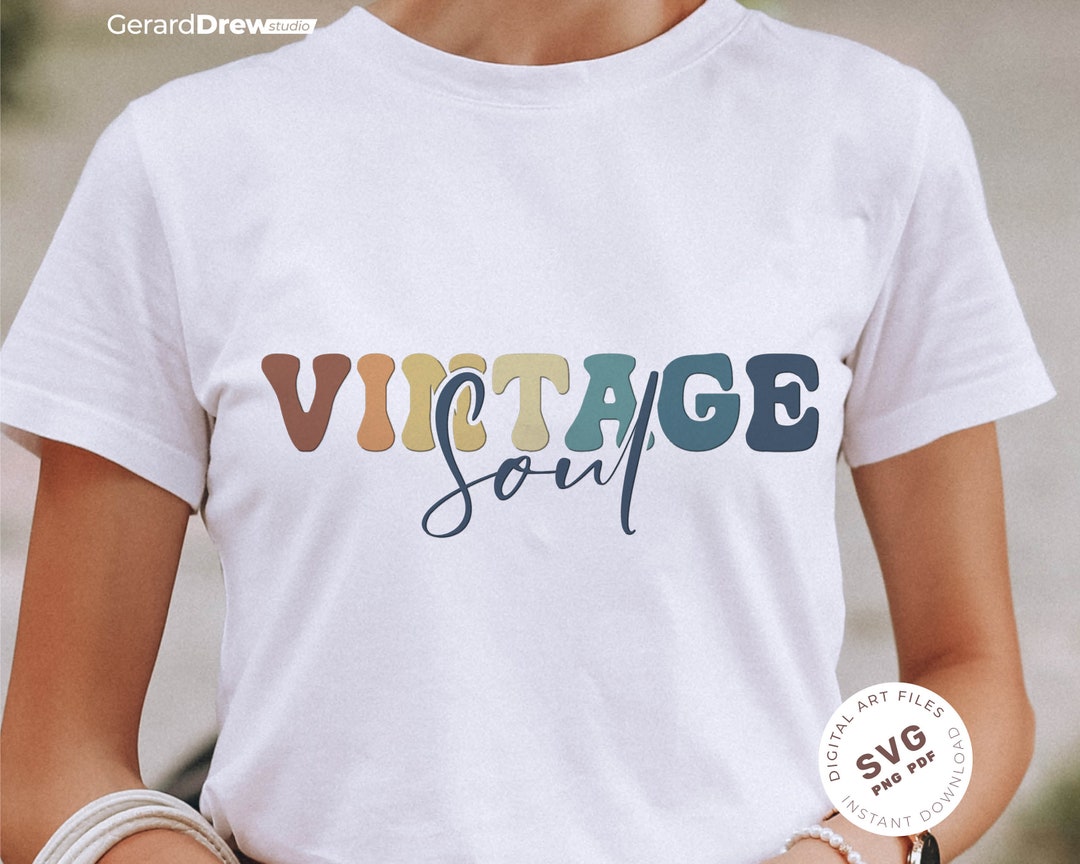 Vintage Soul SVG PNG PDF Cut File Vintage Svg Vintage - Etsy