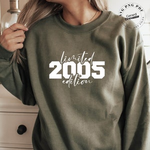Limited Edition 2005 SVG PNG PDF | 2005 Png, Birthday Svg, 2005 Svg ...