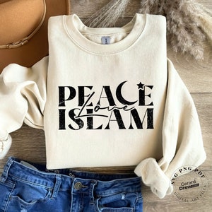 Peace Love Islam SVG, PNG, PDF | Muslim Shirt Design, Islam Shirt ...