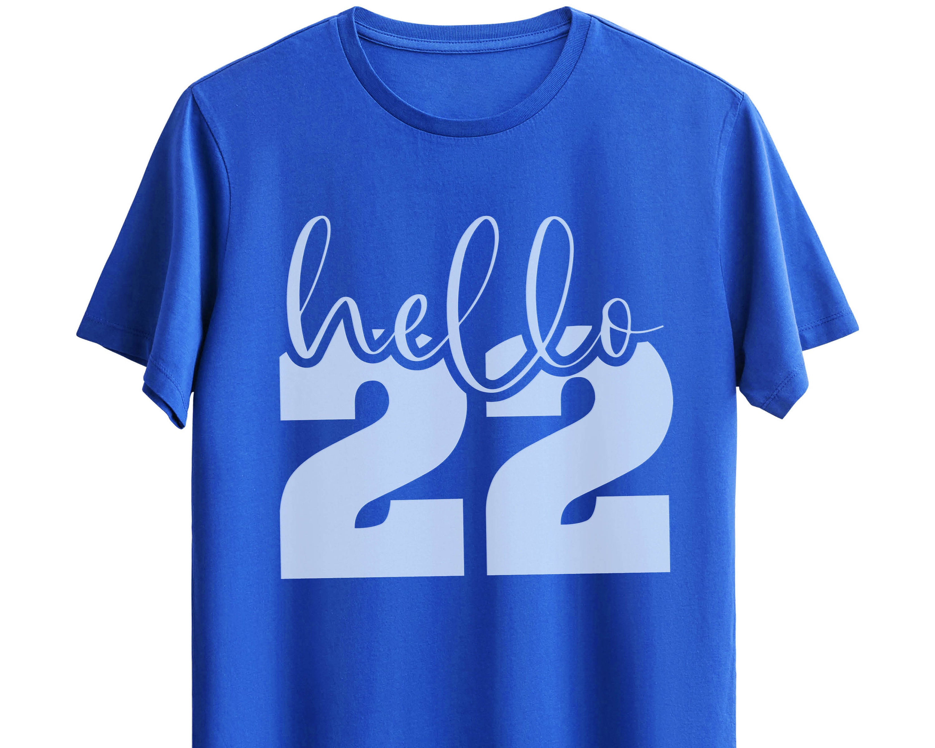 Hello 22th SVG PNG PDF Hello 22 Svg Hello 22 Svg Twenty - Etsy