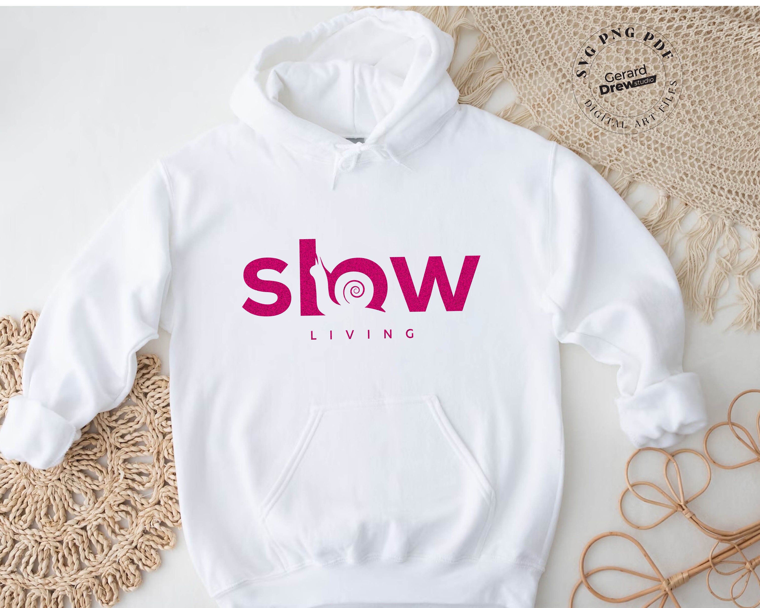 Slow Living Snail SVG | Quiet Life, Motivational Cricut File (PDF, PNG ...