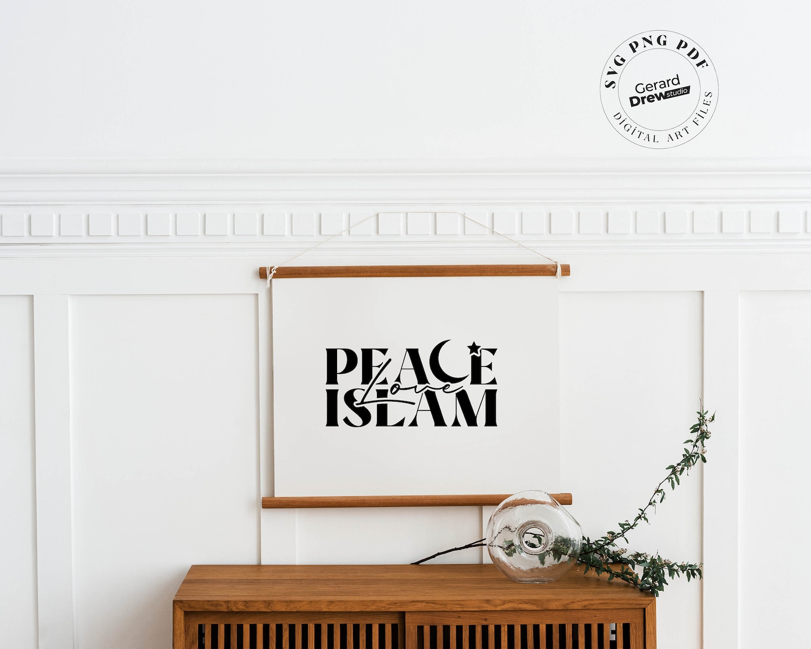 Peace Love Islam SVG, PNG, PDF | Muslim Shirt Design, Islam Shirt ...
