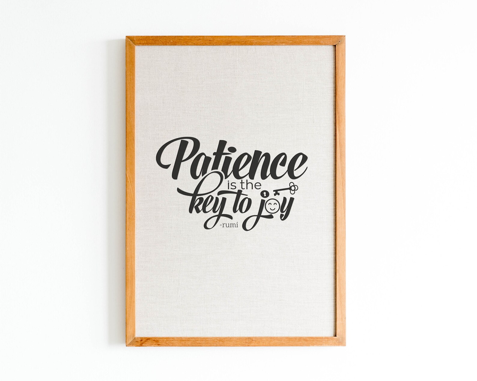 Patience is the Key to Joy SVG PNG PDF Saying Svg Patience - Etsy