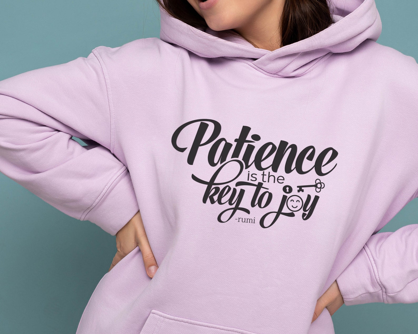 Patience is the Key to Joy SVG PNG PDF Saying Svg Patience - Etsy