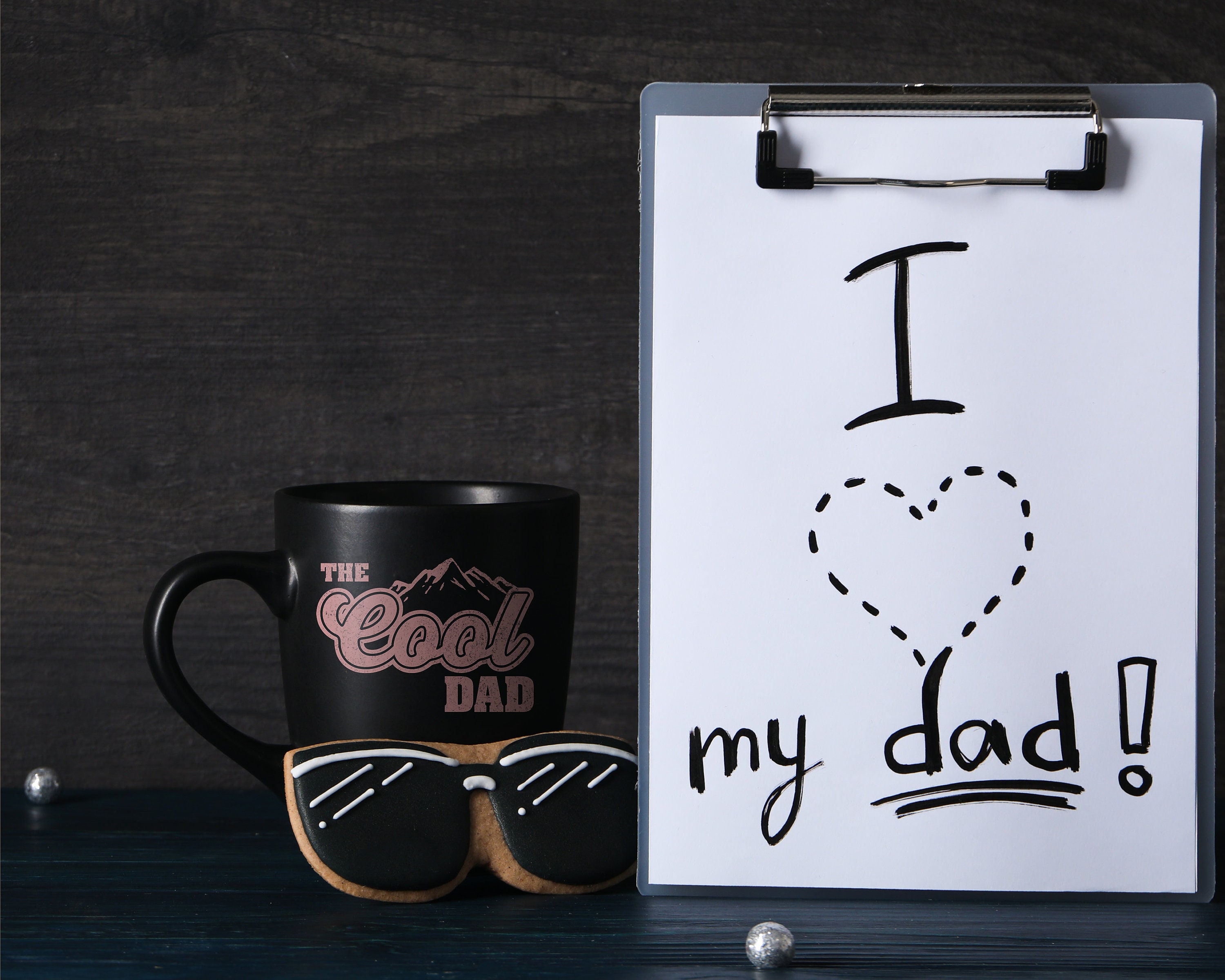 The Cool Dad PNG Fathers Day PNG Dad Gift Gift for Dad - Etsy