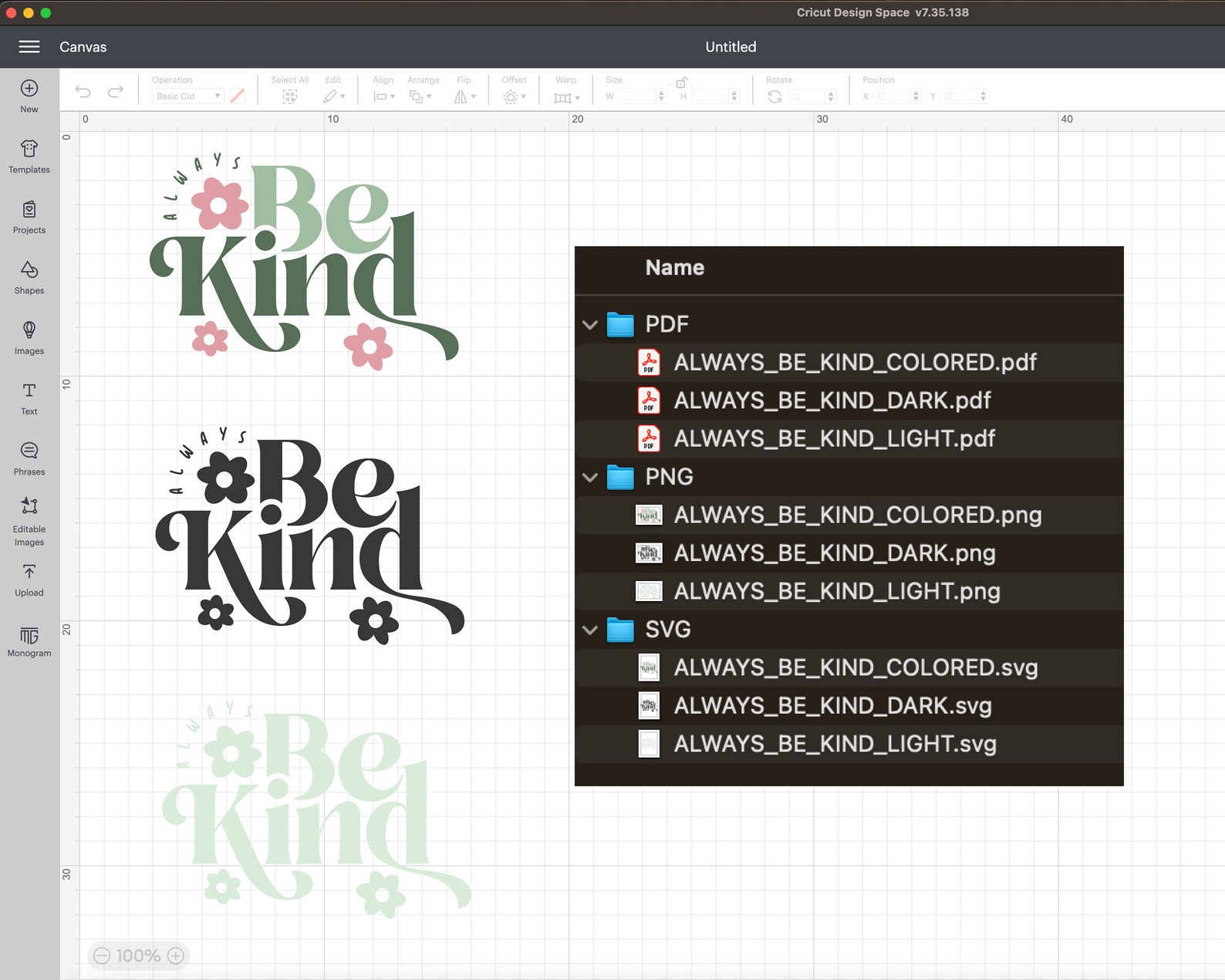 Always Be Kind SVG | Inspirational Cut File (digital Download) - Etsy ...