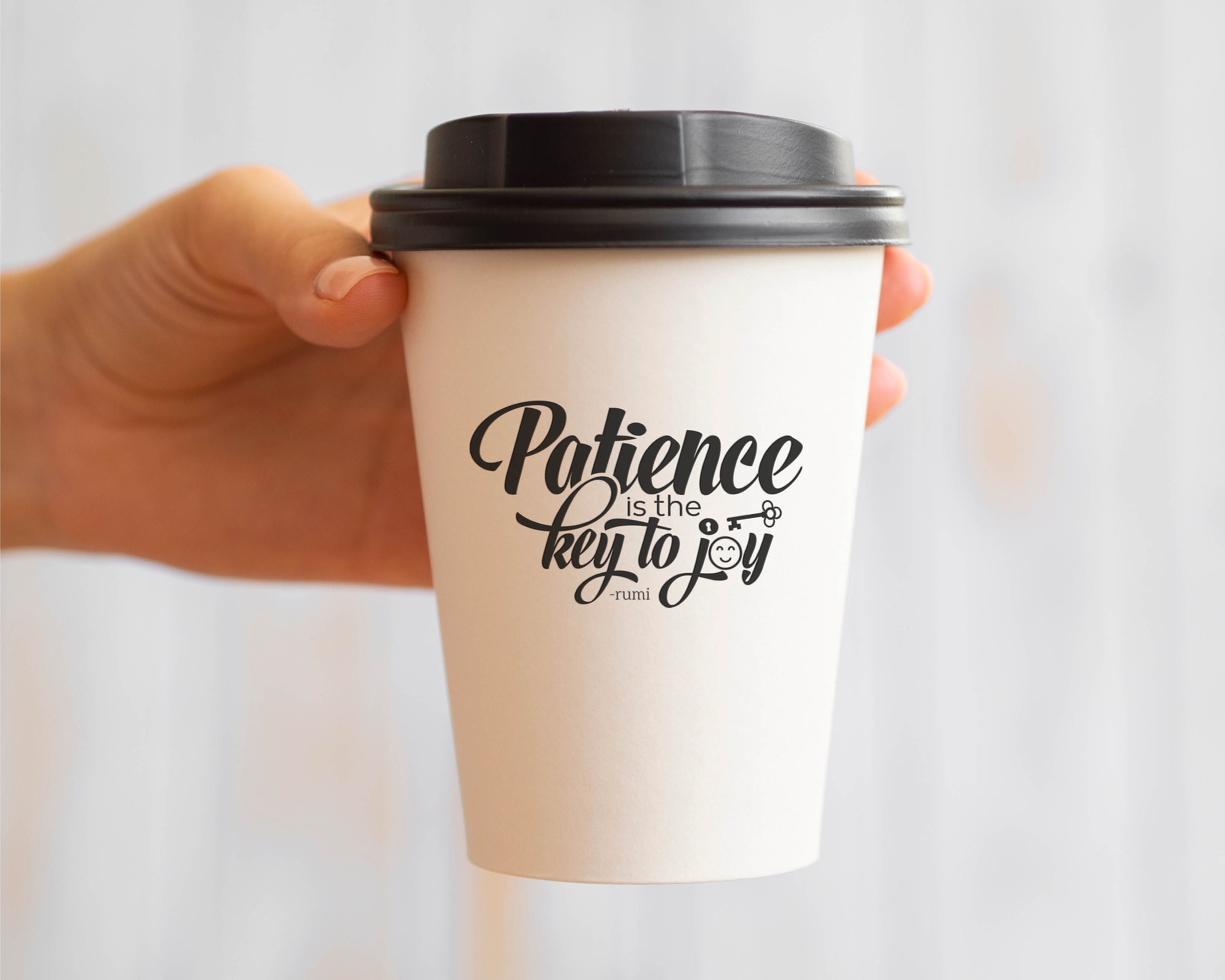 Patience is the Key to Joy SVG | Rumi Quote (digital Download) - Etsy