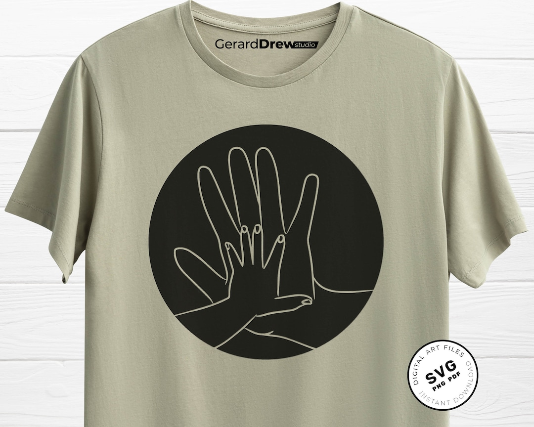 Dad and Baby High Five SVG PNG PDF | Father's Day Svg, Family Day Svg ...