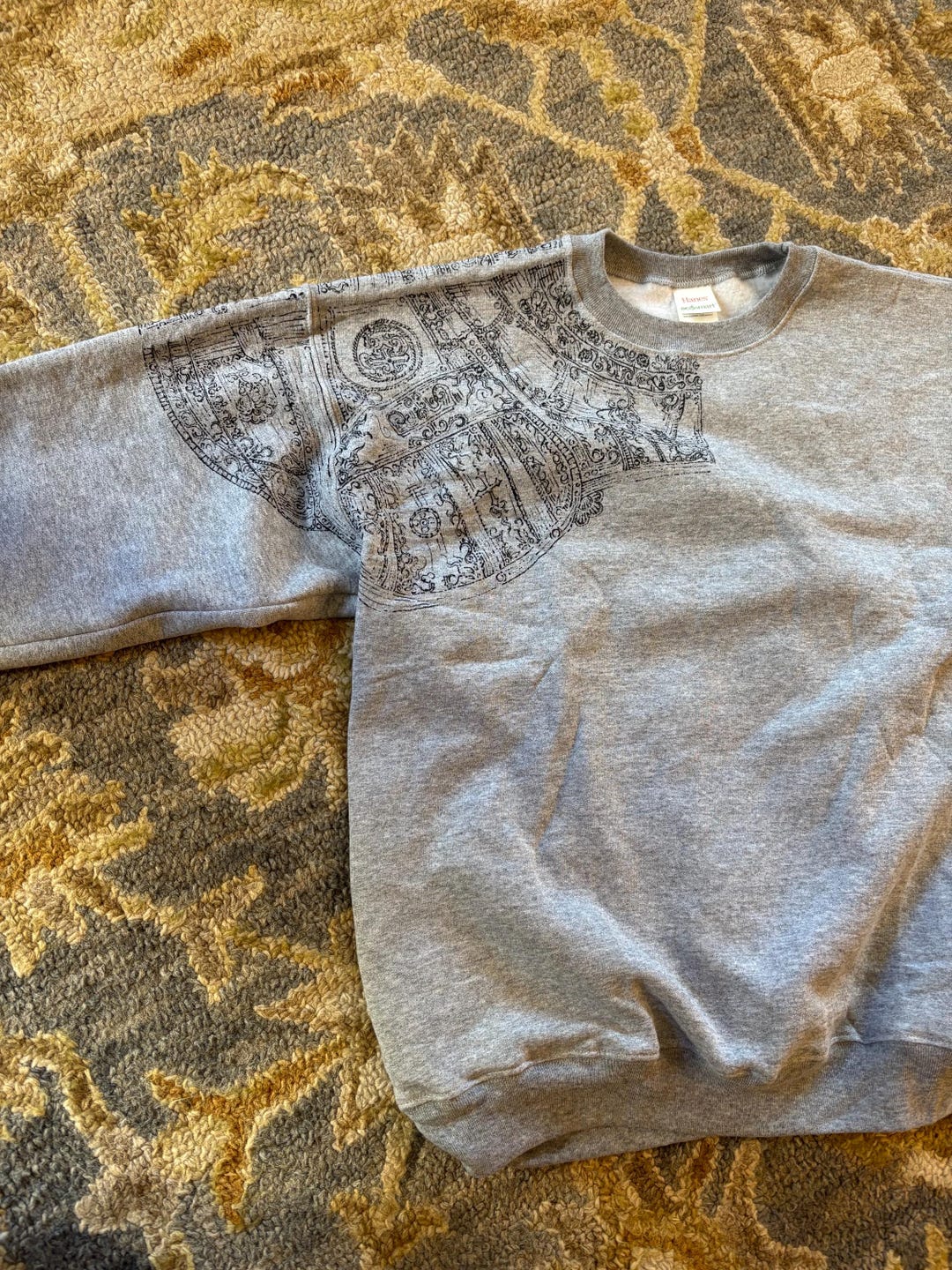 Decorative Armor Custom Painted Armor Sweatshirt - Etsy