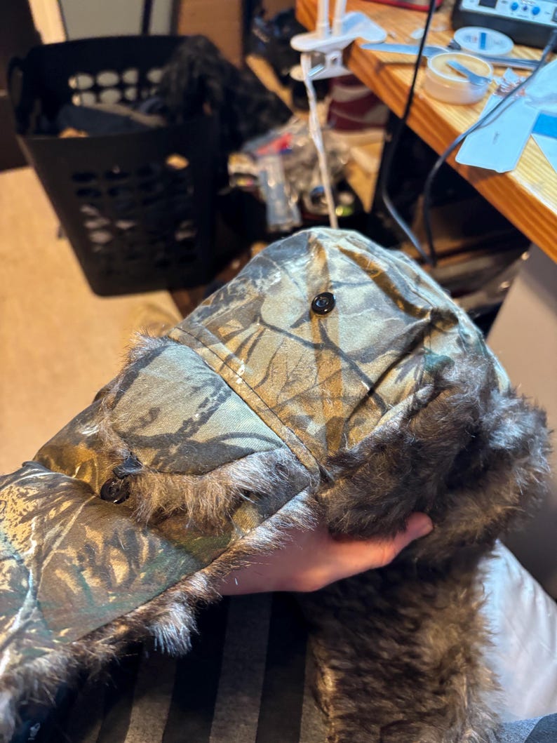 Custom Painted Cybersigilism and Victorian Trapper Hat - Etsy