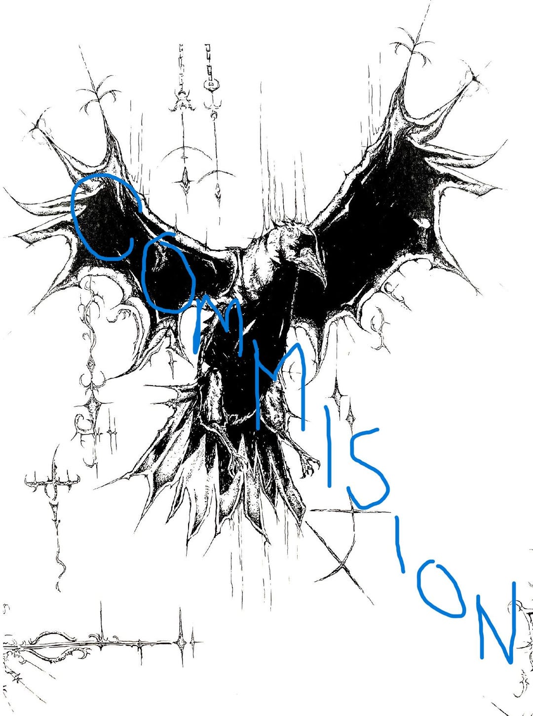 Cybercigilism Tattoo Designs Black and White - Etsy