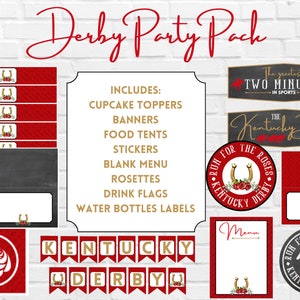 Kentucky Derby Party Printable, Kentucky Derby Bundle Digital Download ...