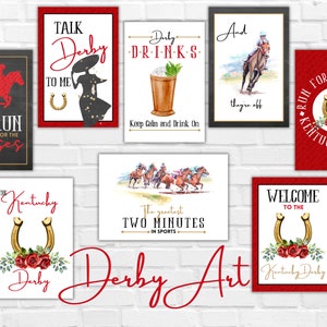 Kentucky Derby Sign Printable, Derby Artwork Digital Download, Derby ...
