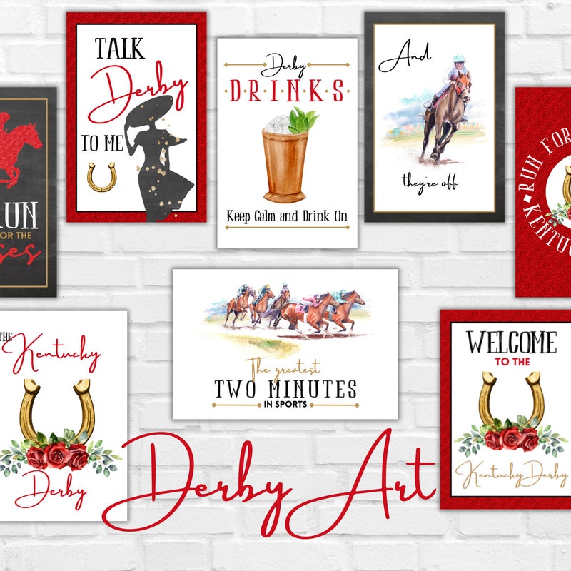 Derby Drinks Prints - Etsy