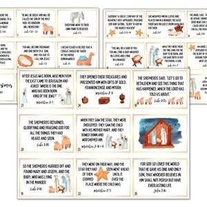 Printable Advent Story and Advent Activity Cards, Kids Advent Kit ...