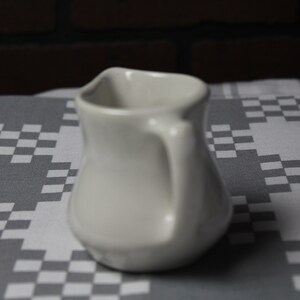 Vintage Ironstone White Creamer - Etsy