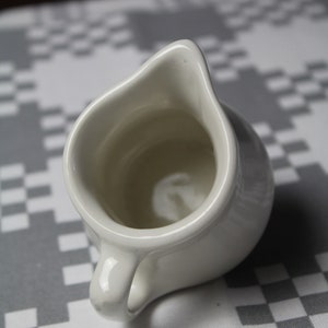 Vintage Ironstone White Creamer - Etsy