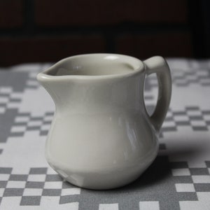 Vintage Ironstone White Creamer - Etsy