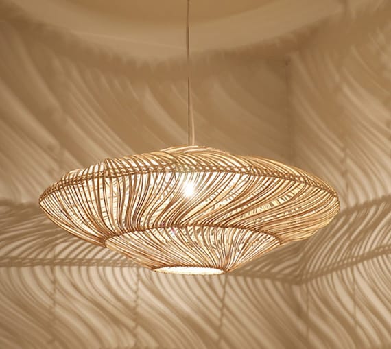 Rattan Pendant Light Rattan Ceiling Lights Bamboo Pendant - Etsy Hong Kong