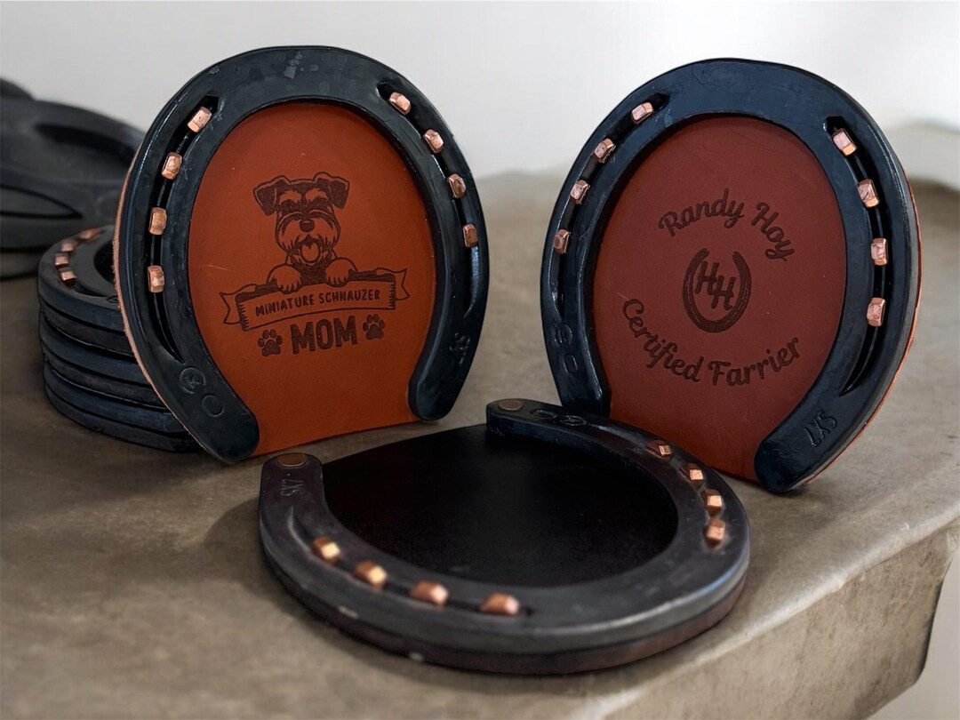 Custom Horseshoe Coasters - Etsy