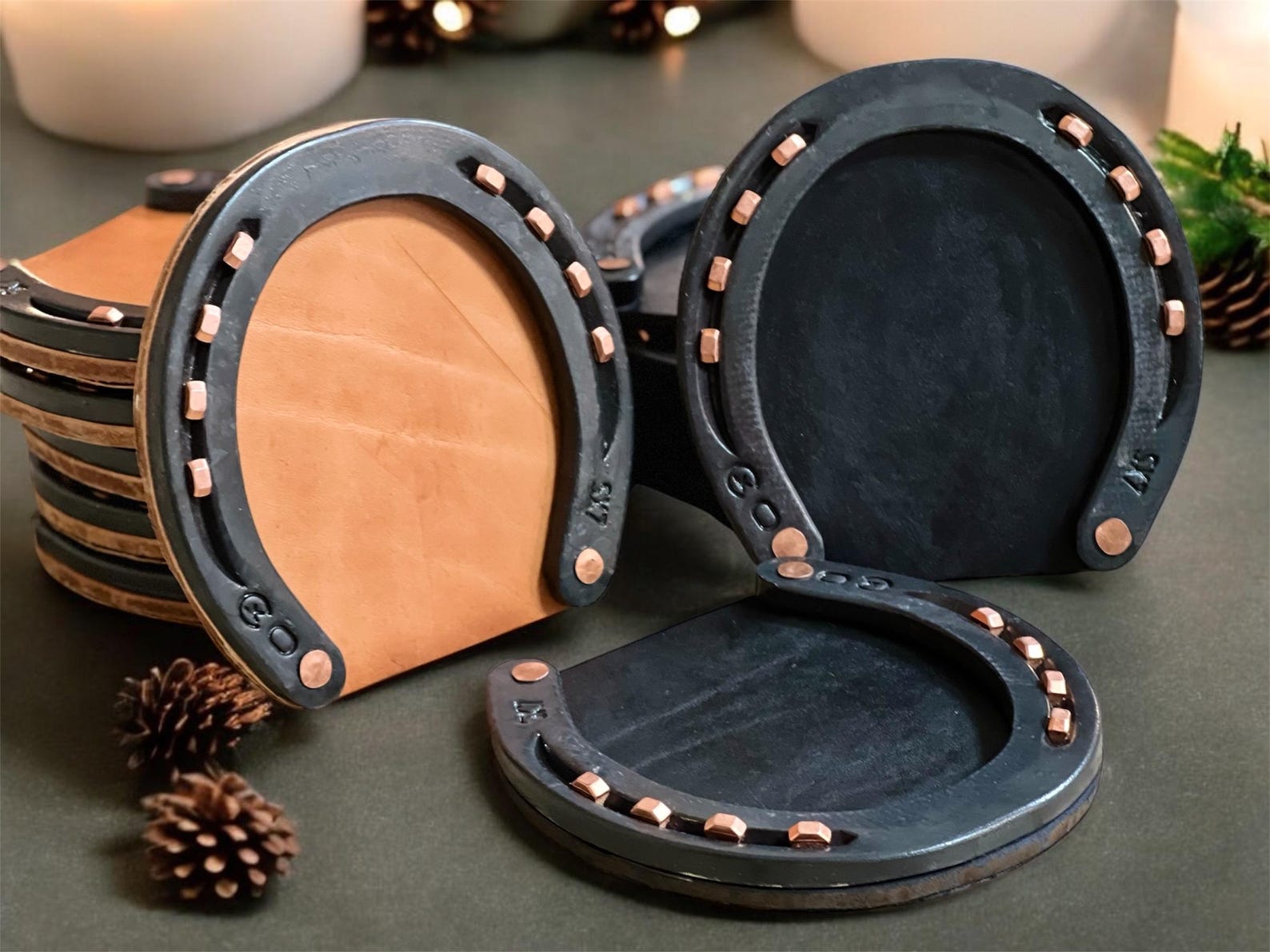 Custom Horseshoe Coasters - Etsy