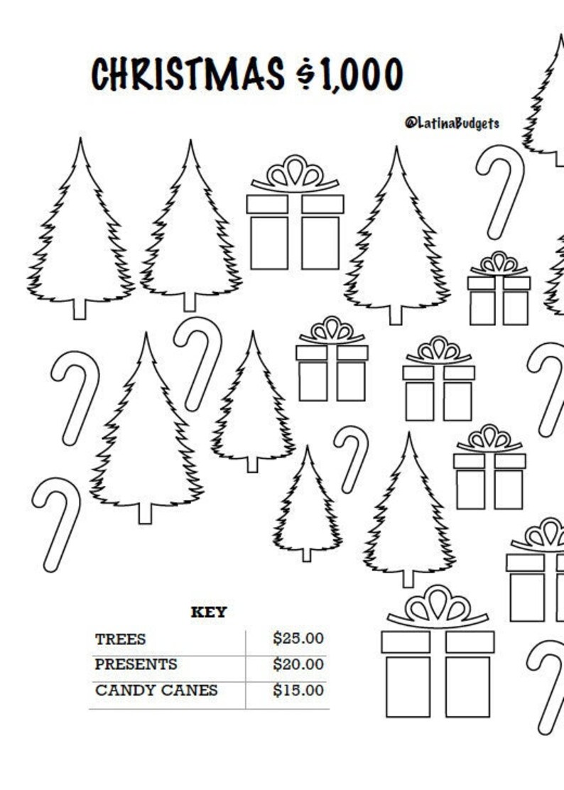 HOLIDAYS Saving Challenges (include 5 Holidays) - Etsy