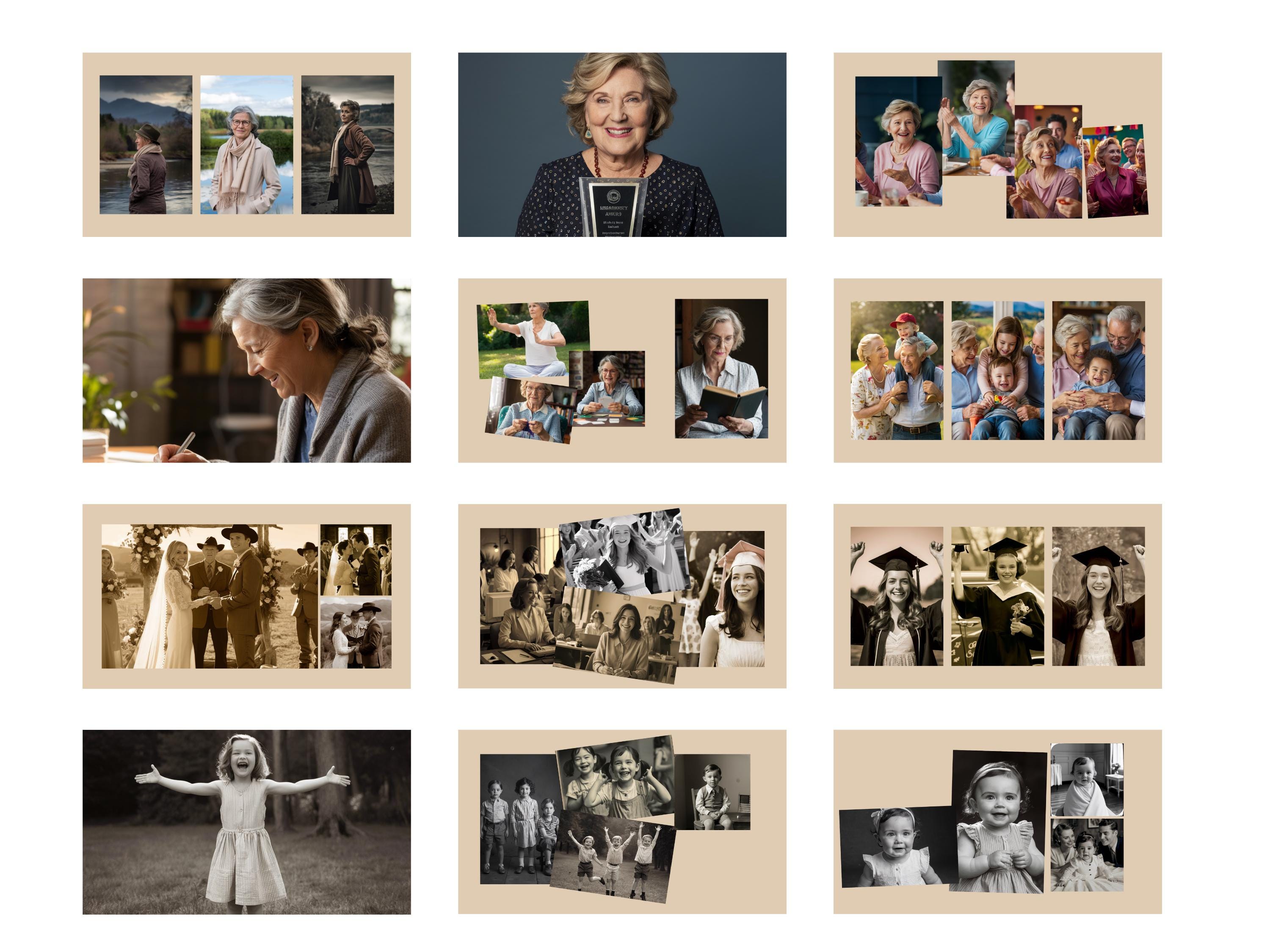 Animated Funeral Slideshow Video Template, for Women Men, Canva ...