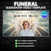 Minimalist Funeral Photo Slideshow Canva Template for Women, Memorial ...