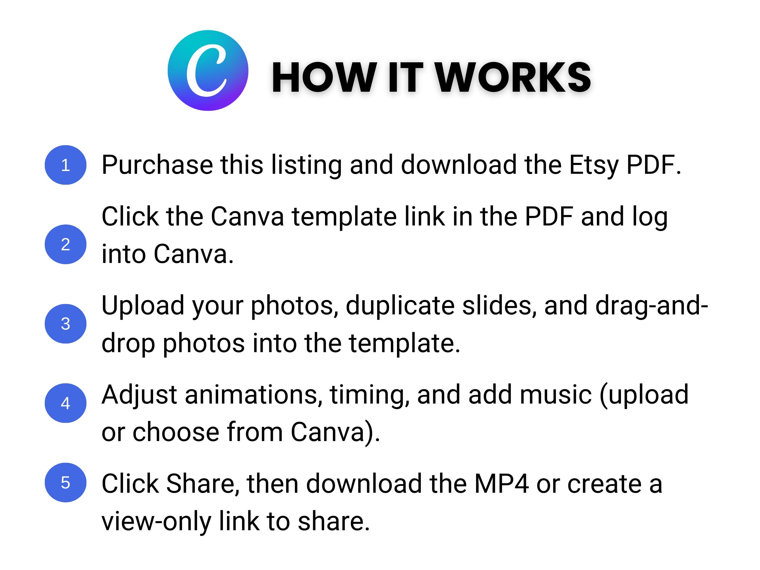 Animated Funeral Slideshow Video Template, for Women, Canva ...