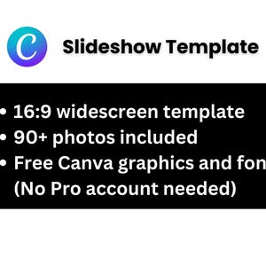 Animated Funeral Slideshow Video Template, for Women, Canva ...