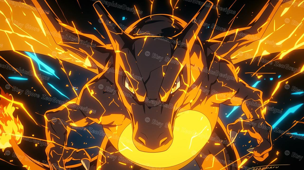 Charizard Video Background | Pokemon TCG | Live Wallpaper for Tiktok ...