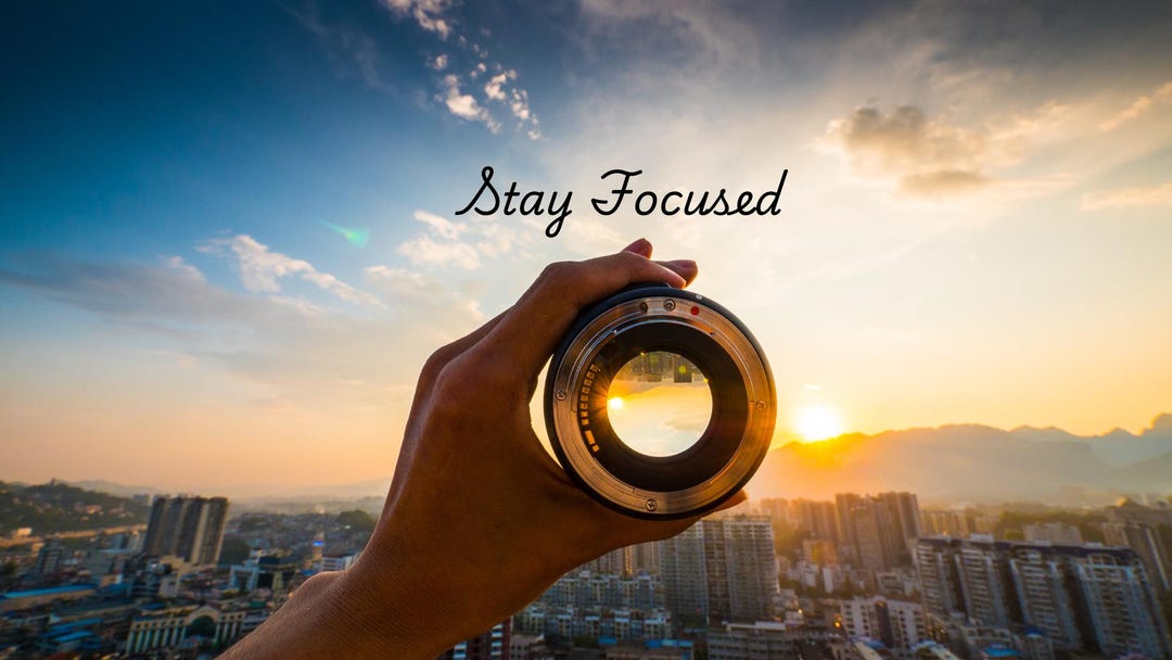 Stay Focused Desktop Wallpaper - Etsy