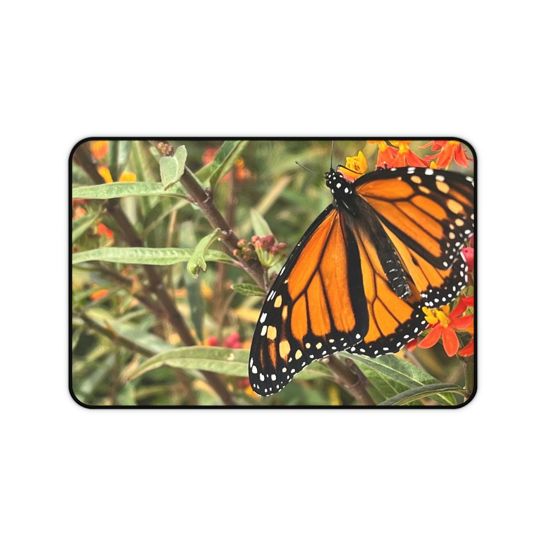 Desk Mat monarch Butterfly - Etsy
