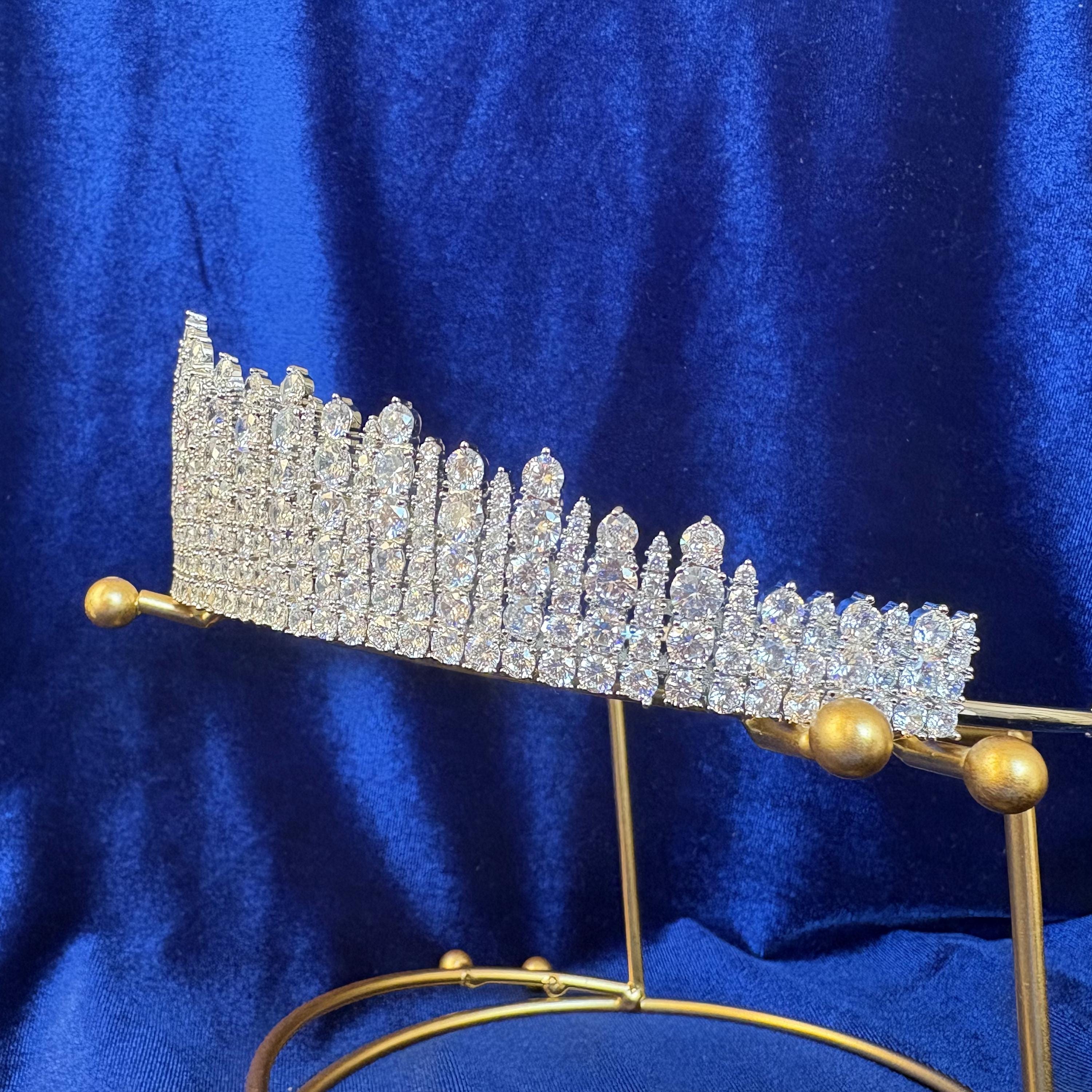 Bridal Wedding Crown Queen Alexandra's Diamond Kokoshnik Queen ...