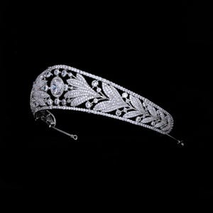 Simulated Diamond CZ Wedding Crown Grand Duchess Adelaide's Royal Tiara ...