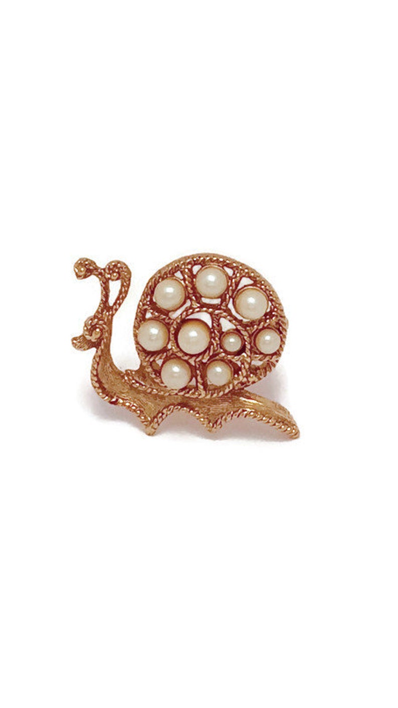 Victorian Inspired 1928 Jewelry Company Vintage Snail Brooch - Etsy