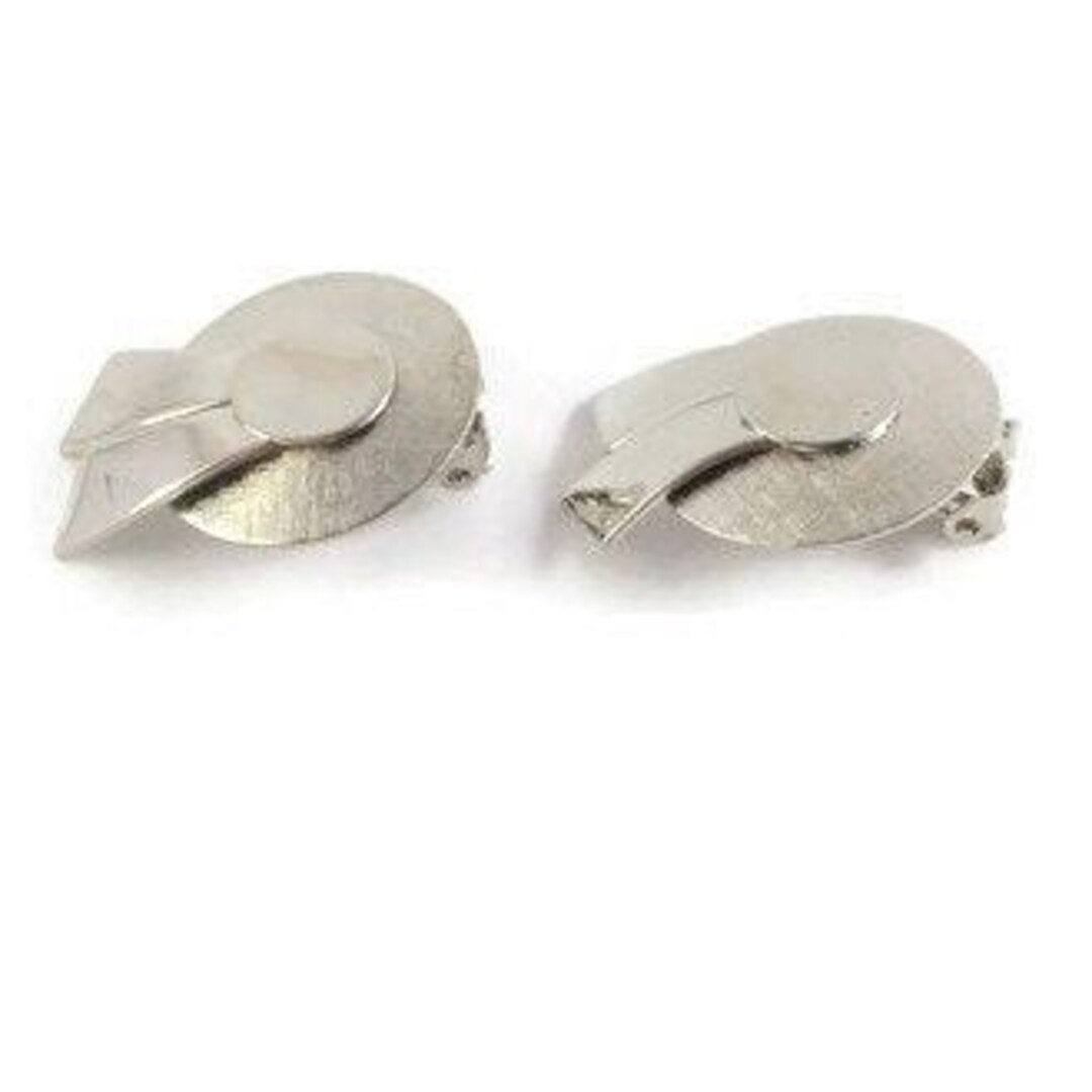 Vintage Marvella Silver Tone Clip on Earrings: Designer Jewelry - Etsy