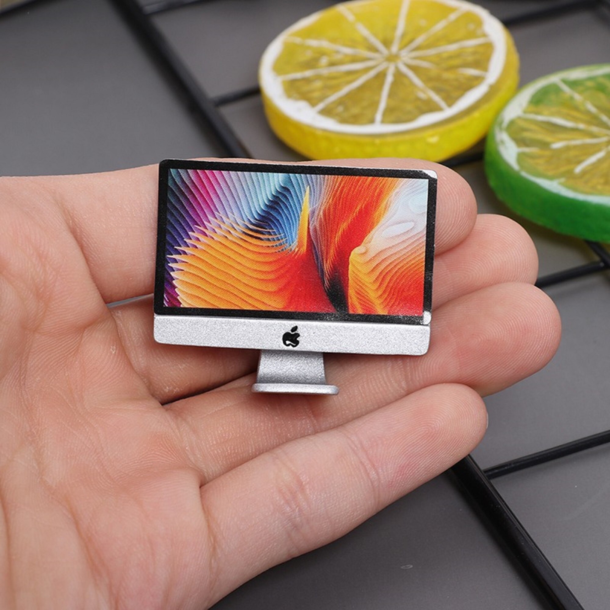 1/12 Scale Mini Computer Mouse Keyboard Miniature Dollhouse Stationery ...