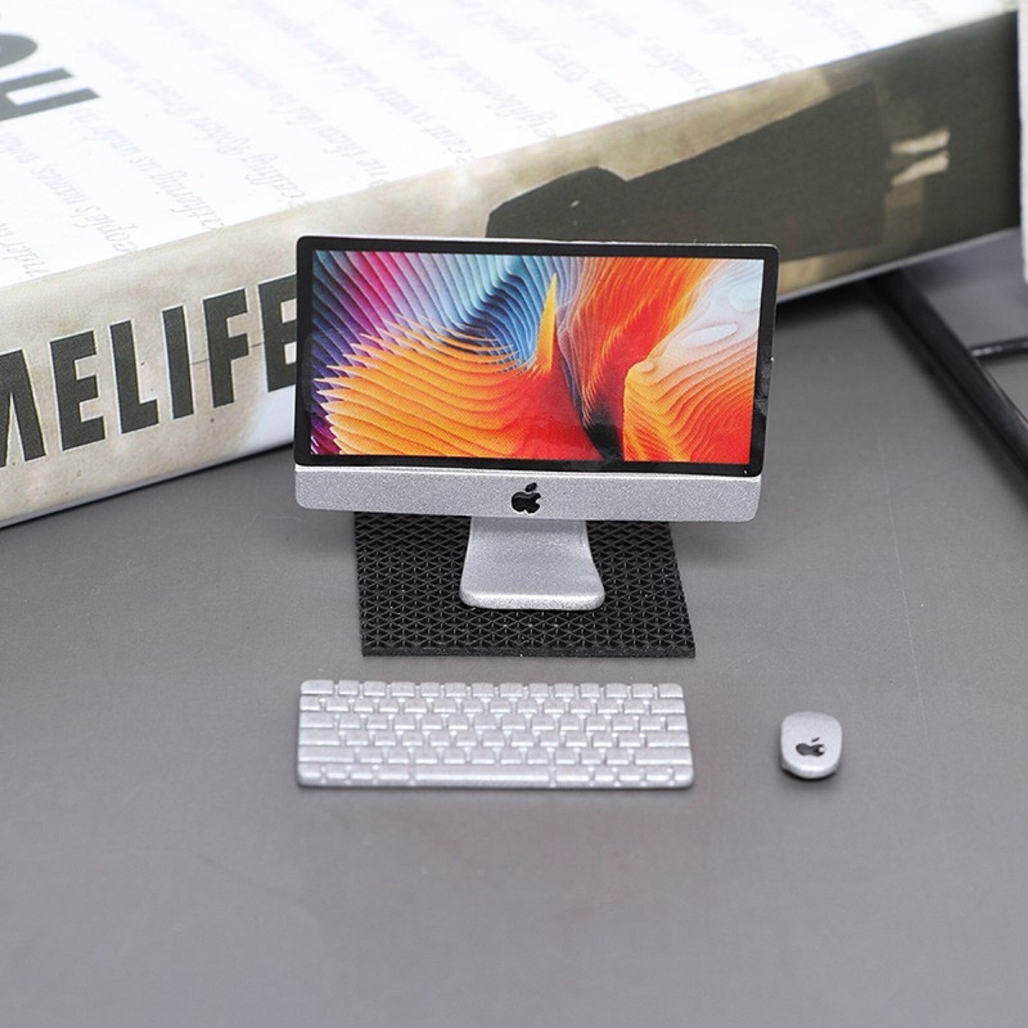 1/12 Scale Mini Computer Mouse Keyboard Miniature - Etsy