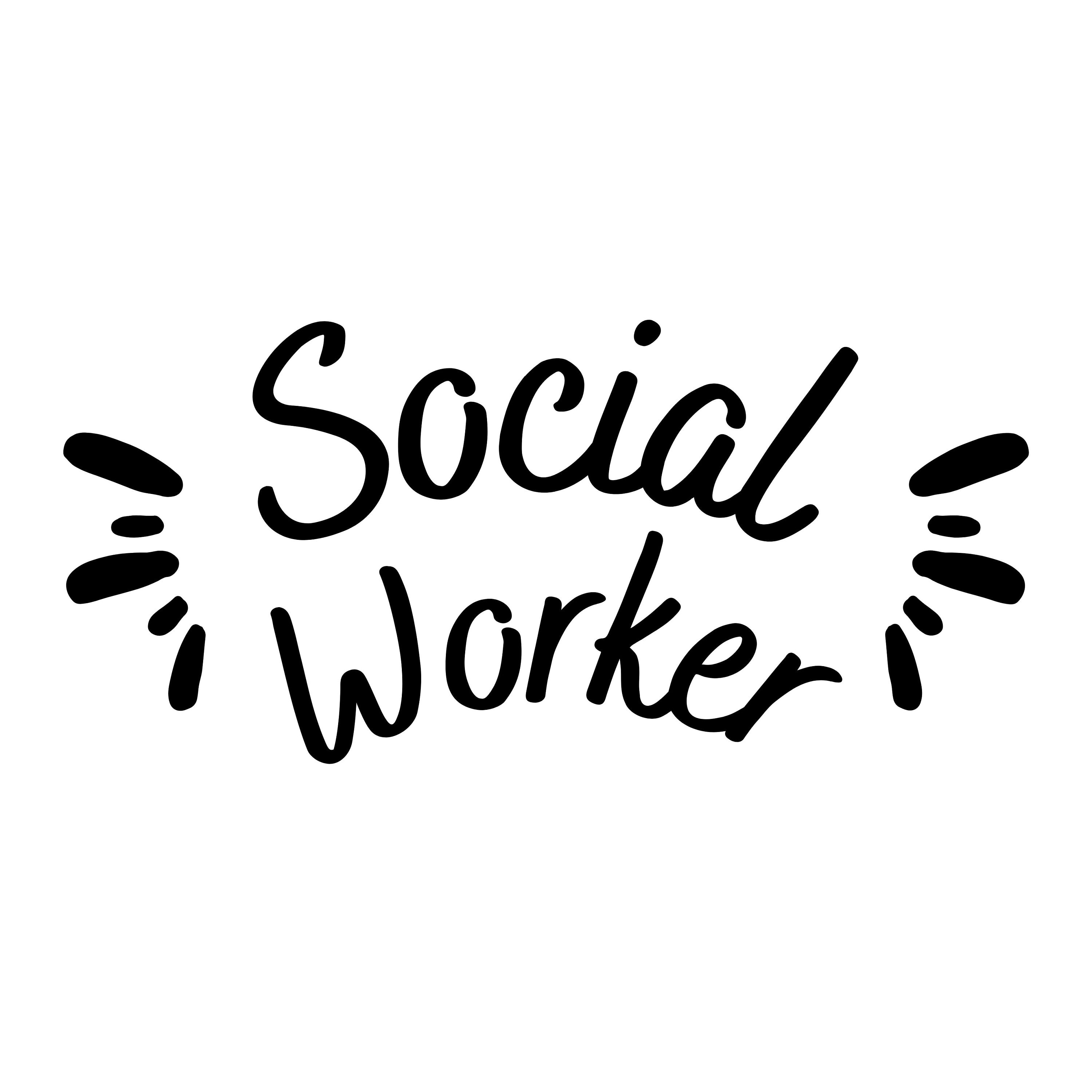 Social Worker SVG for Printing, Cricut, Tag, Vector - Etsy