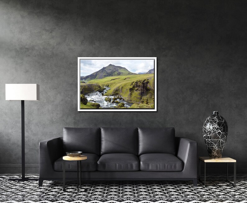 Beautiful Iceland Above the Falls - Etsy
