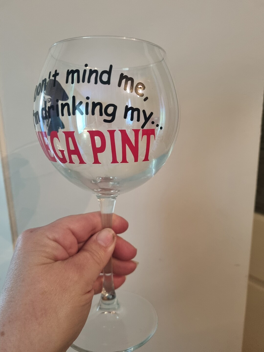Mega Pint Wine Glass | Johnny Depp Inspired, Personalized Gift - Etsy UK