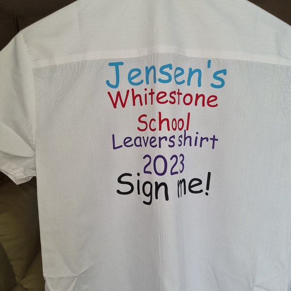 Leavers Shirt - Etsy UK
