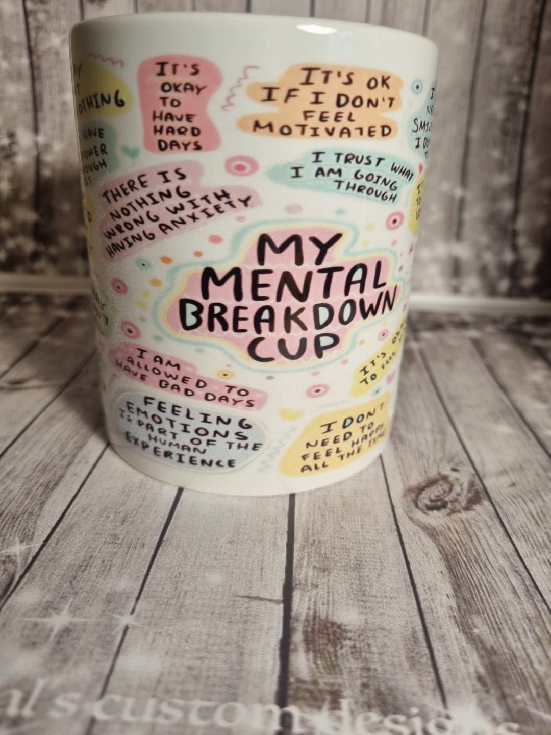 Mental Breakdown Cup Mug, Anxiety Relief, Wellbeing Gift - Etsy