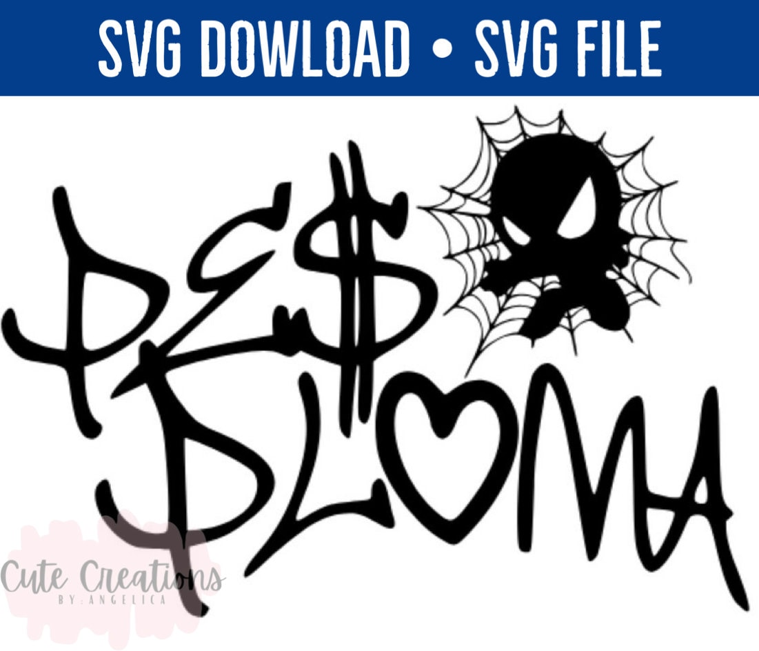 Peso Pluma Spidey SVG, Cricut Peso Pluma Cut SVG, Peso Pluma X Spidey ...