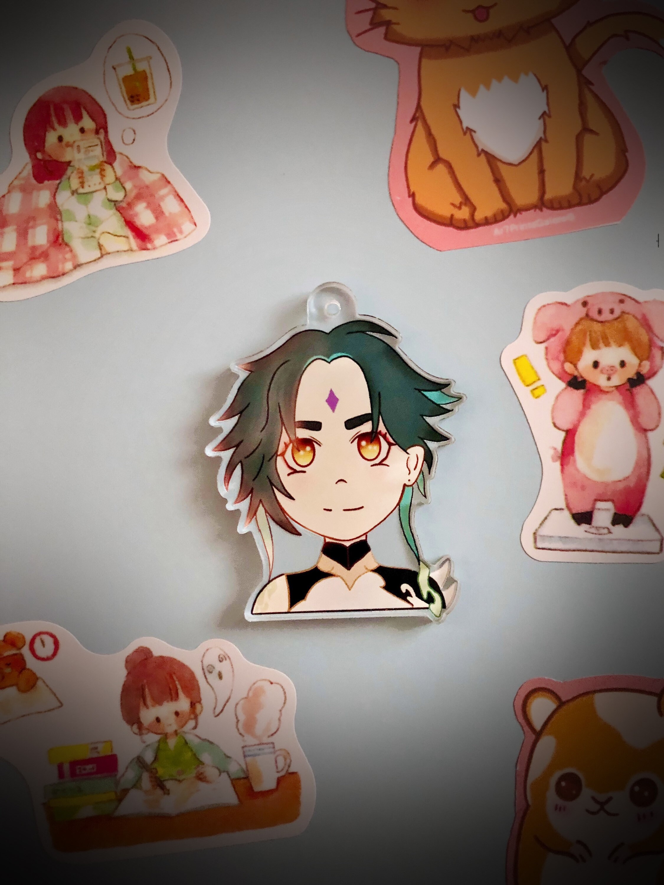 Acrylic Xiao Genshin Impact Charm - Etsy